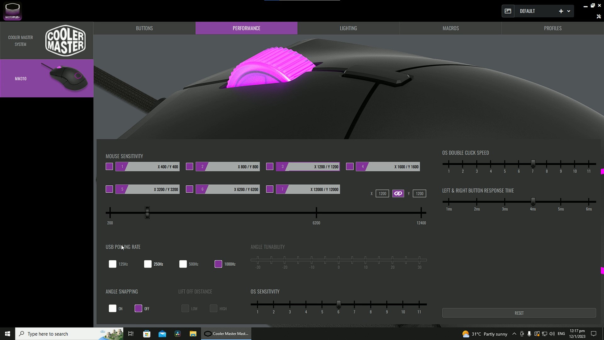 Review: Cooler Master MM310 Wired Gaming Mouse